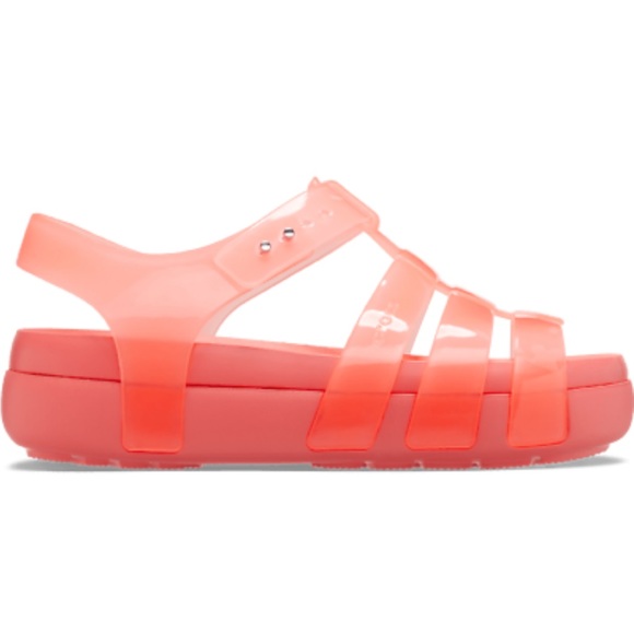 CROCS | Shoes | Crocs Splash Glossy Fisherman Sandals Neon Watermelon ...